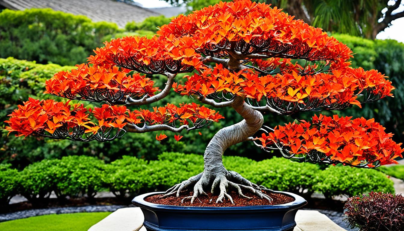 Bonsai Tree Species Showcase: The Vibrant Flame Tree